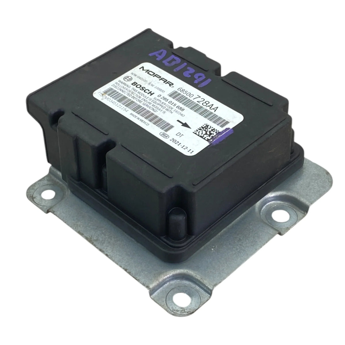 68500728AA Genuine Mopar SRS Air Bag Control Module – Second Truck Parts