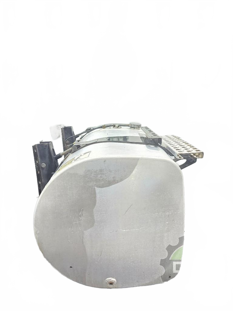 Volvo 100 gallon D shaped aluminum fuel tank 26" dia x 40" long with ...